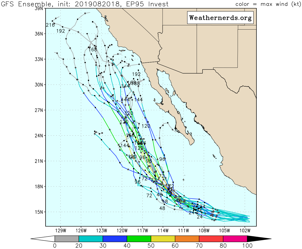 Tropical Storm Chantal forms far over the North Atlantic; Invest 95E ...