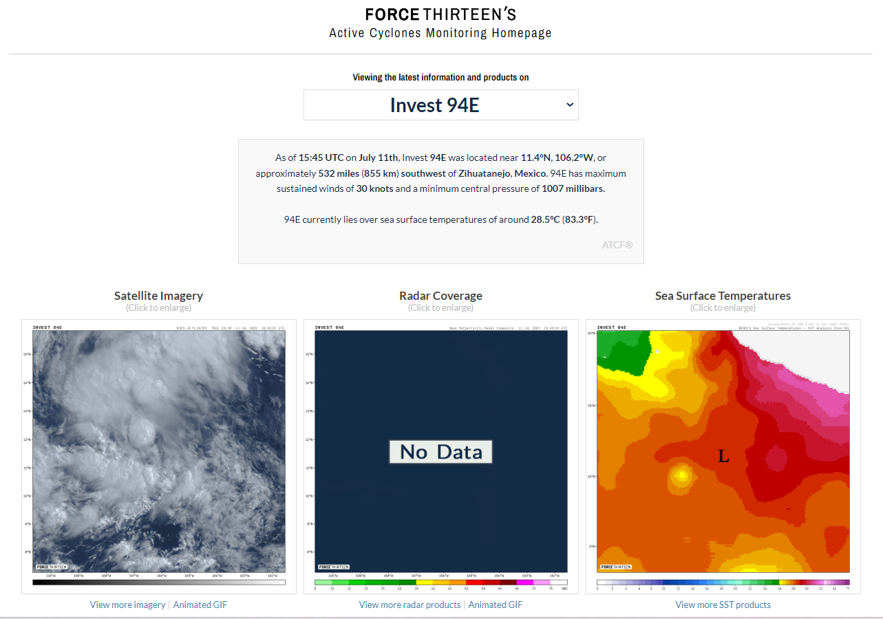 Force Thirteen Cyclone Tracker - Force Thirteen